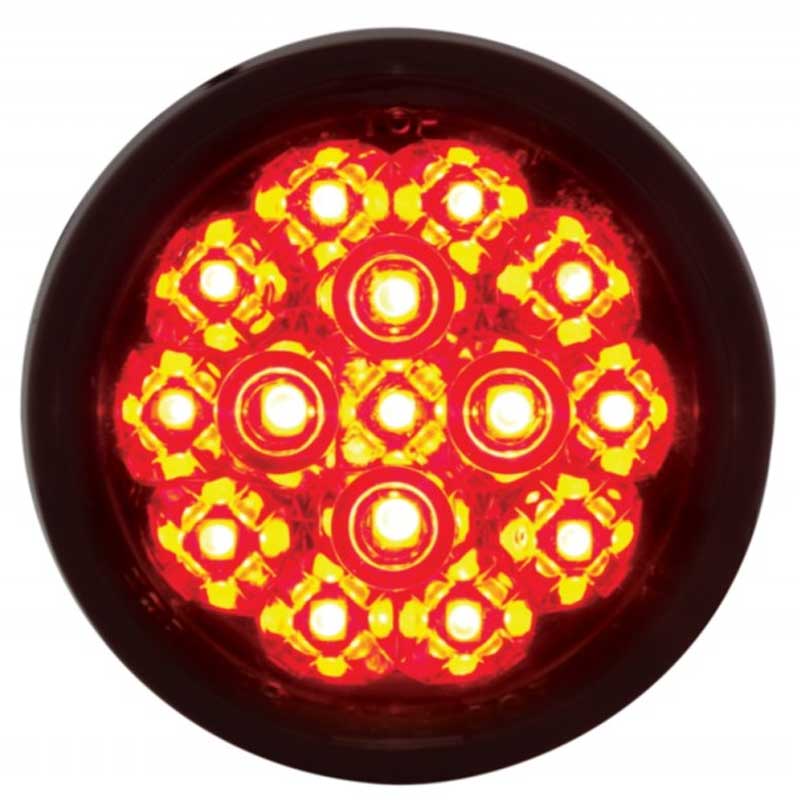 15 Red LED 2 3/8 Inch Harley Turn Signal Light with 1157 Plug