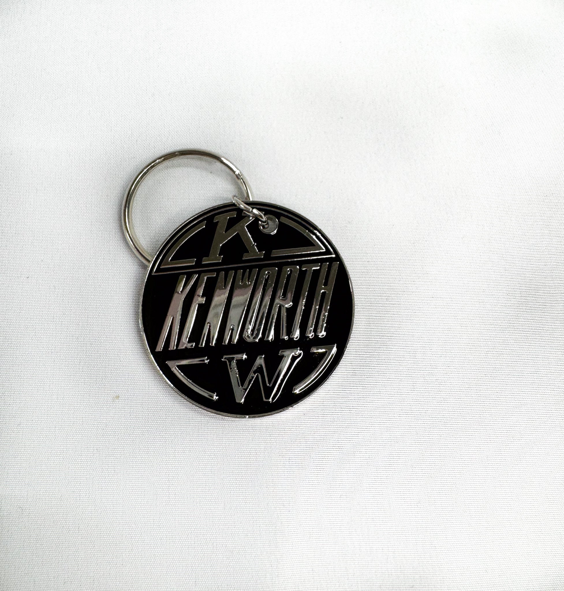 Kenworth Retro Circular Keychain